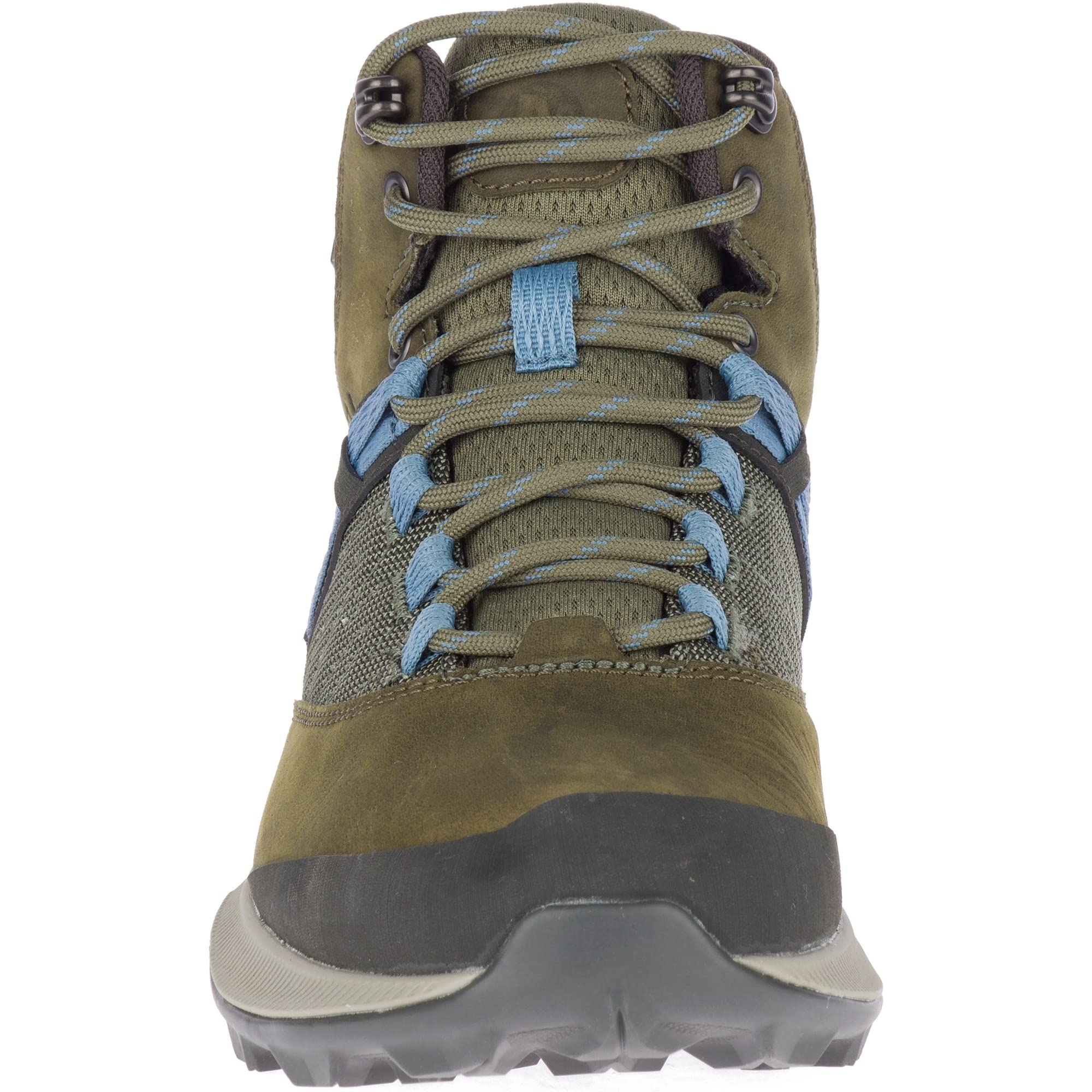 Merrell mens Zion Mid Wp Hiking Boot, Dark Olive, 8.5 US
