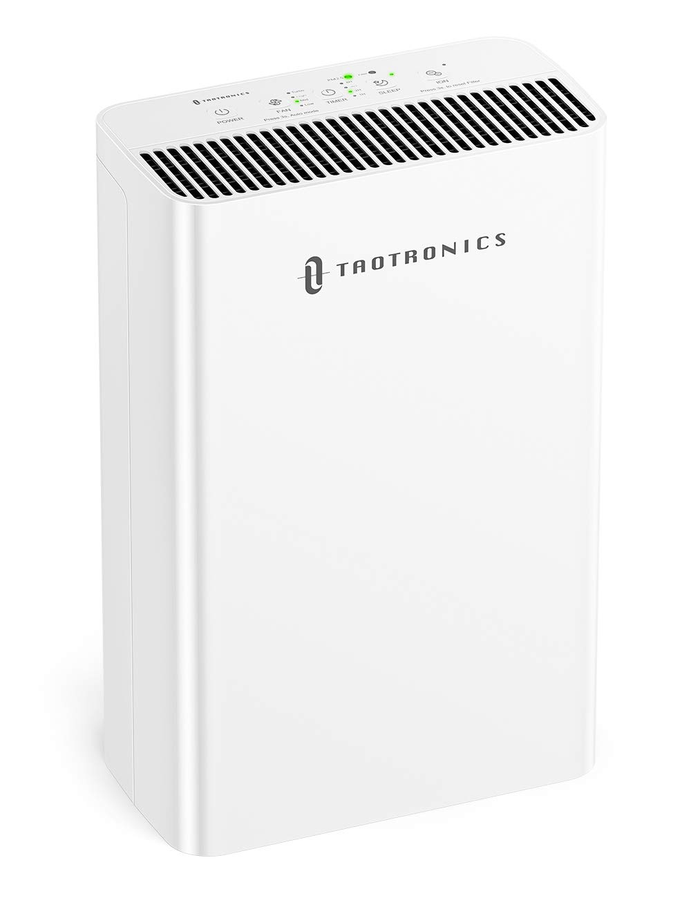 TaoTronics HEPA H13 Air Purifier for Home, Allergies Smoke Pollen Pets, Home Air Cleaner Filtration System, Odors Dust, Sleep Mode Timer Auto Mode Negative Ion Mode, Air Quality Indicator