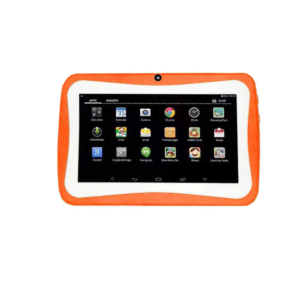 Tablet Android 4.4, All-New Fire Smart Tablet for Kids, 7-inch HD Display Quad Core Processor Unlocked Phablet, Built-in WiFi Blue-Tooth GPS, Long Battery Life, Dual Camera (Orange)