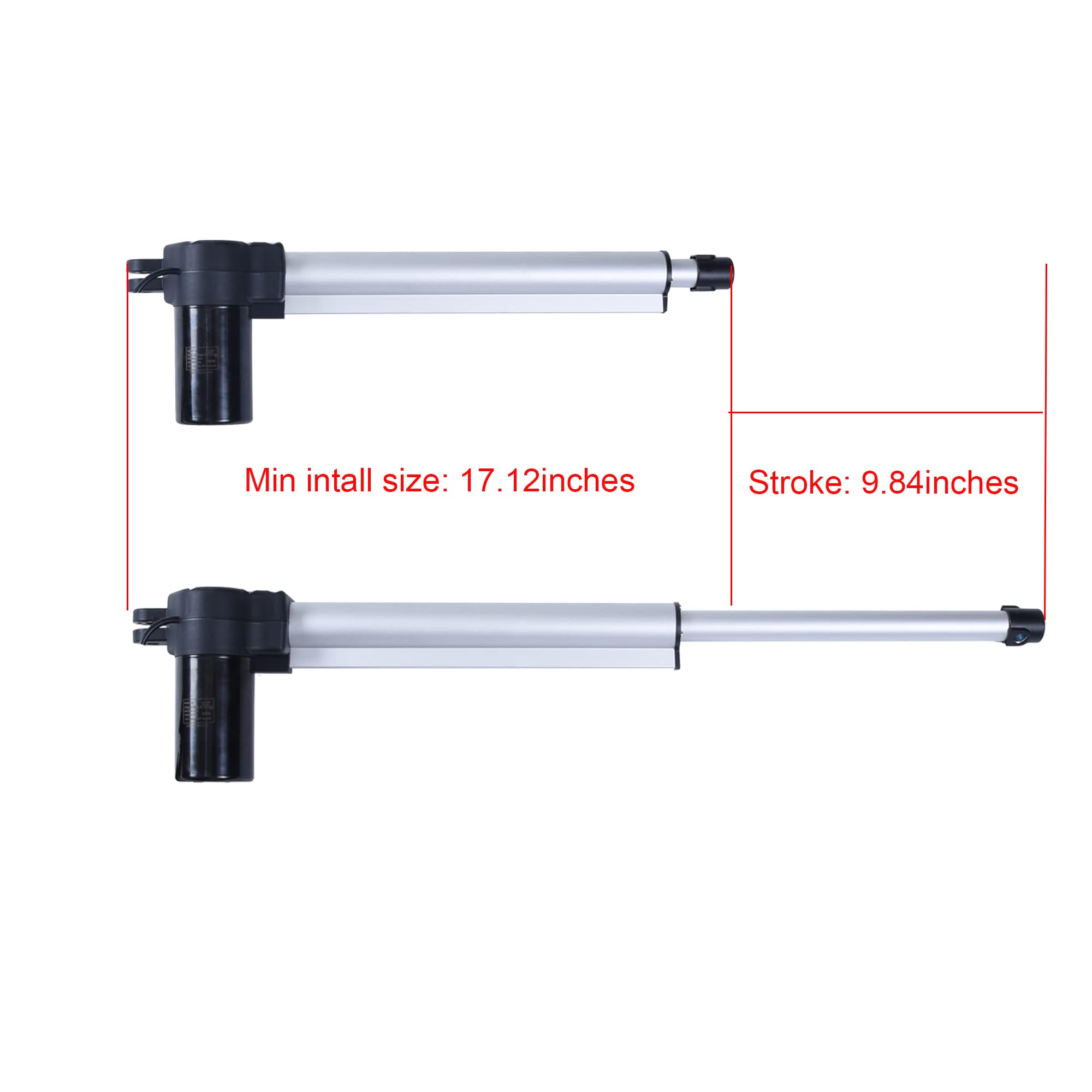 Okin Refined R Motor JLDQ-10 & JLDQ.10.435.250H Power Recliner Actuator Replacement, Lift Chair Sofa Bed Part Replacement for JLDQ.19B.435.250D, JLDQ.10.435.250, JLDQ.3.435.250, 1.28.000.110.30