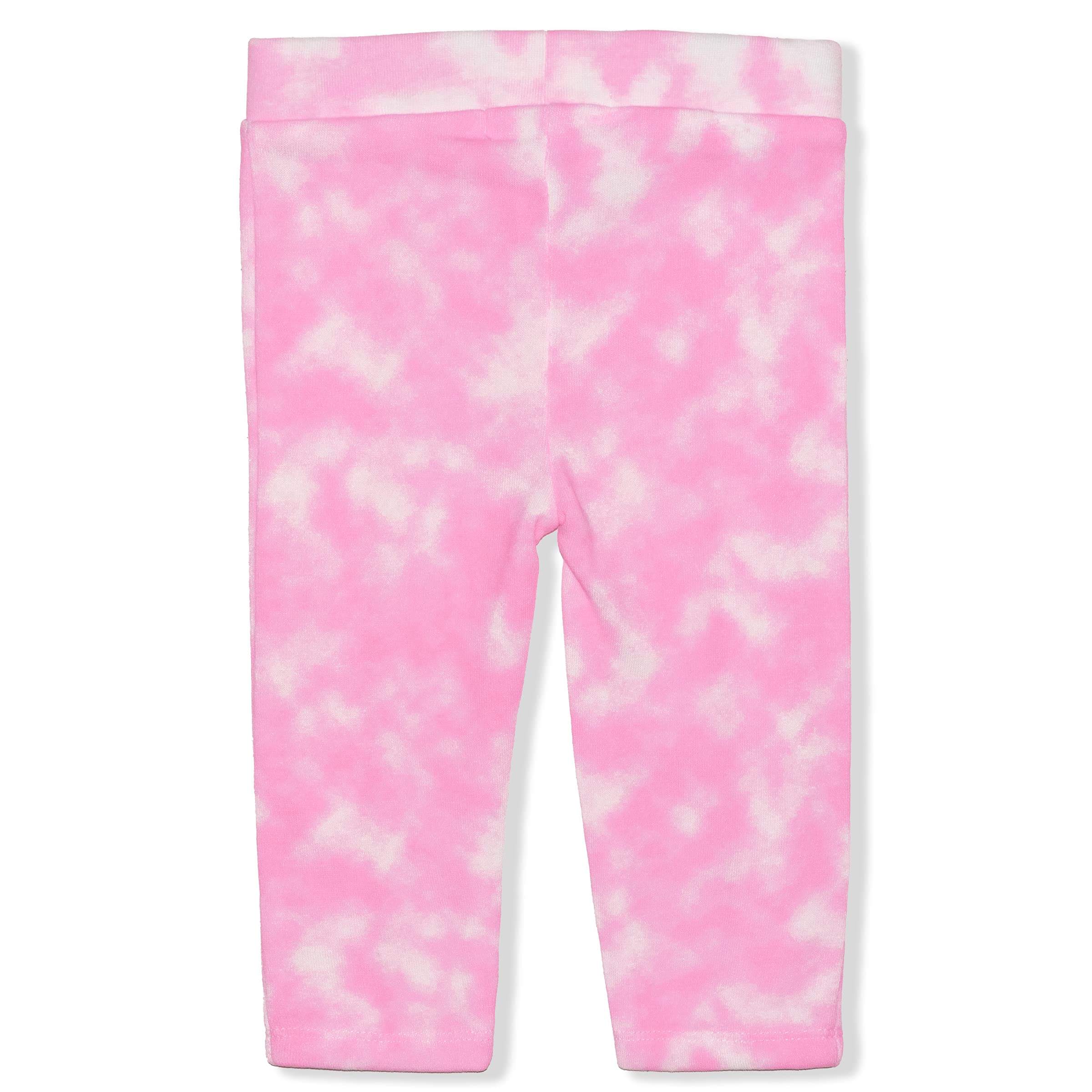 Nannette Girls’ Hoodie and Legging Set for Newborn, Infant and Toddler – Pink/Multicolor