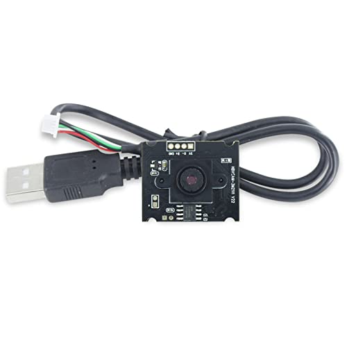 Yuisle OV3660 Camera Module Board 1080P 3MP 64/110 Degree Adjustable Manual-Focus MJPG/YUY2 for Face Recognition Projects