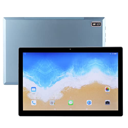 Reading Tablet, Dual Camera 10.1 Inch Tablet Blue for Business (US Plug)