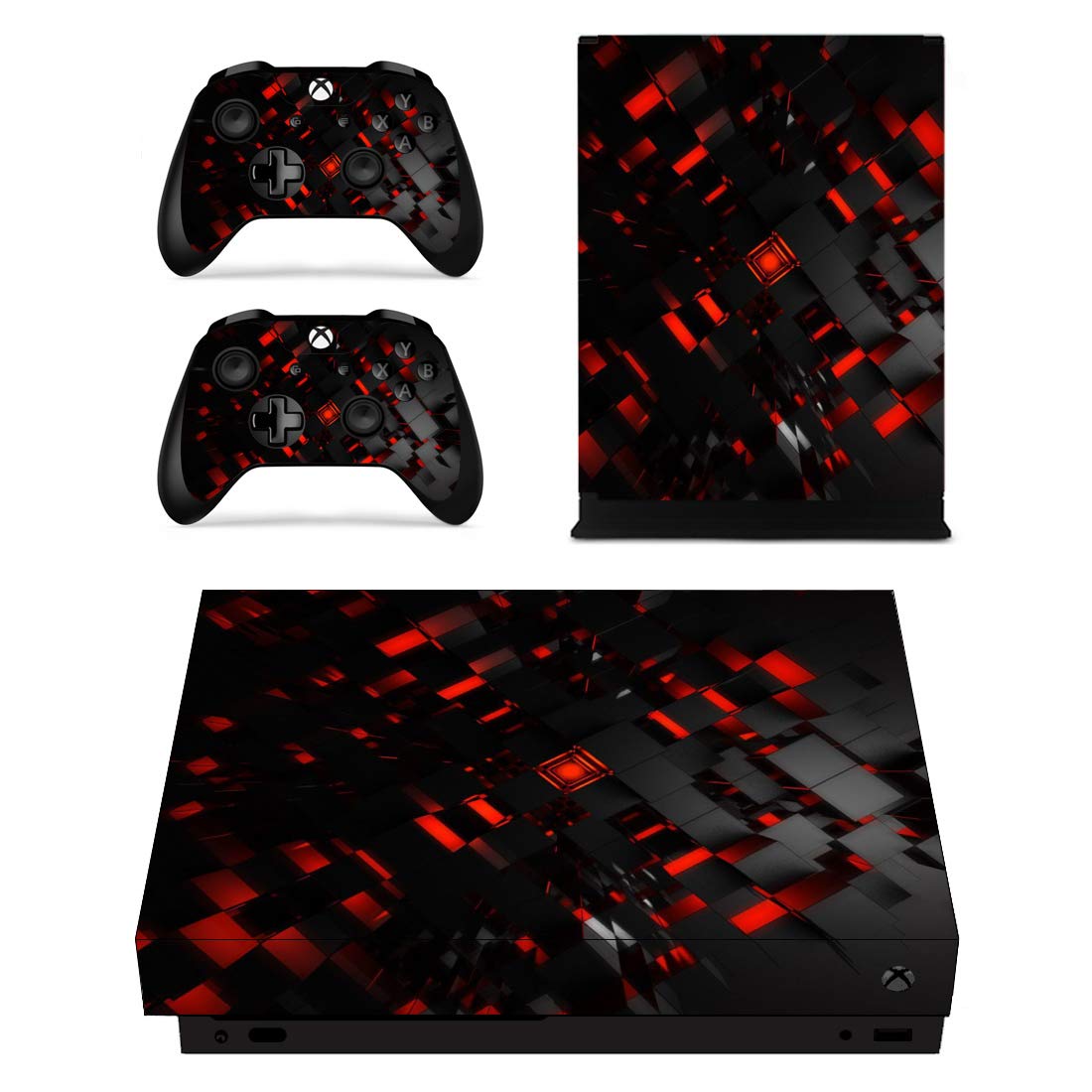 Liphontcta Wodoys Vinyl Stickers Skins Fit for Xbox One X Console and Controllers Suit Whole Body, Singular Space
