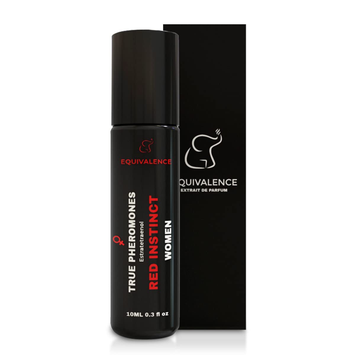 True Power Pheromones (Pure Estratetraenol) Red Instinct Women- Potent Pheromone Formulation- Botlle 0.3fl oz Roll-oN (Pheromones For Women)