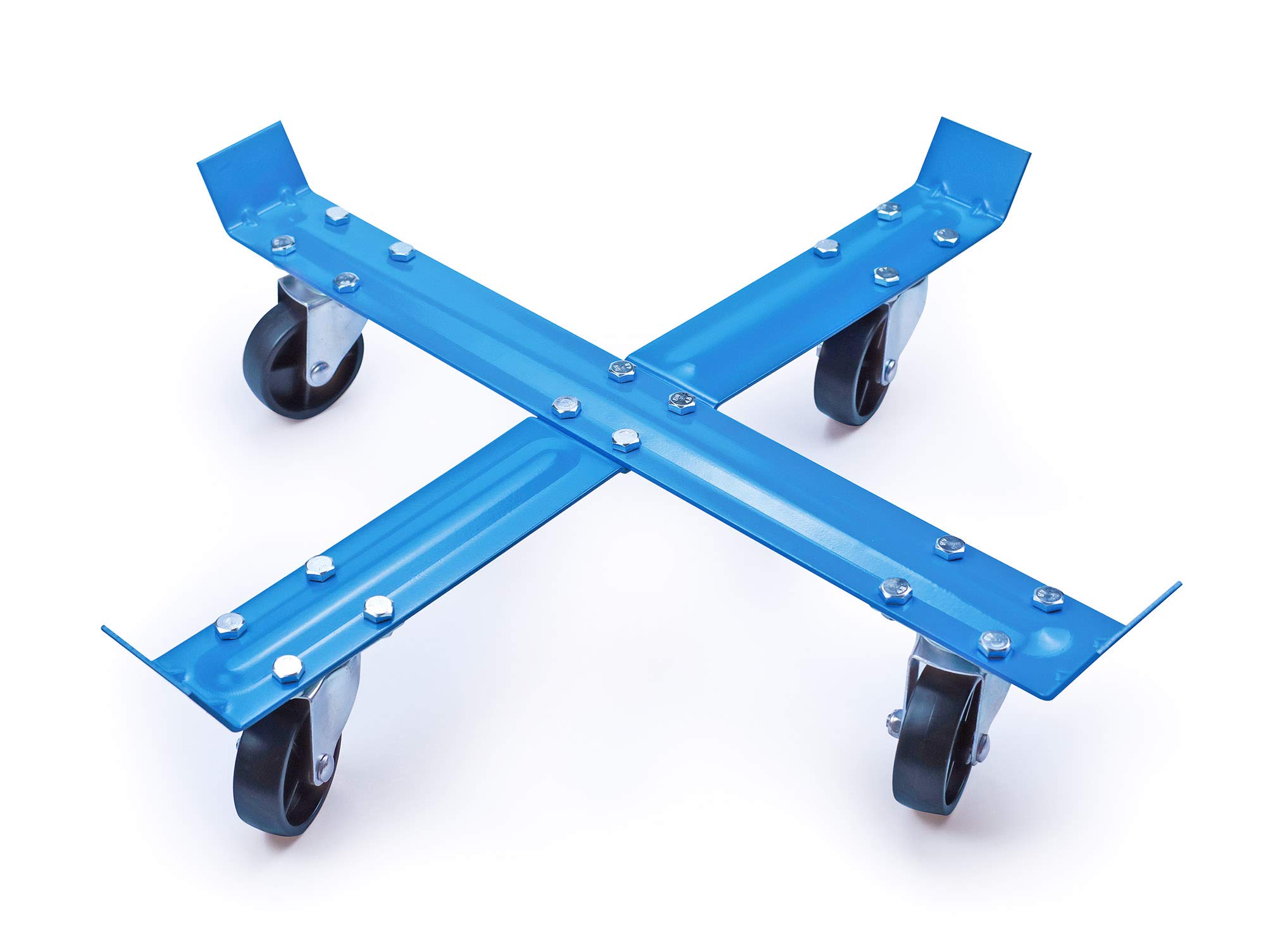 LIBRA 55 Gallon Foldable Drum Dolly with Swivel Wheel Casters, Drum Cart Barrel Cart