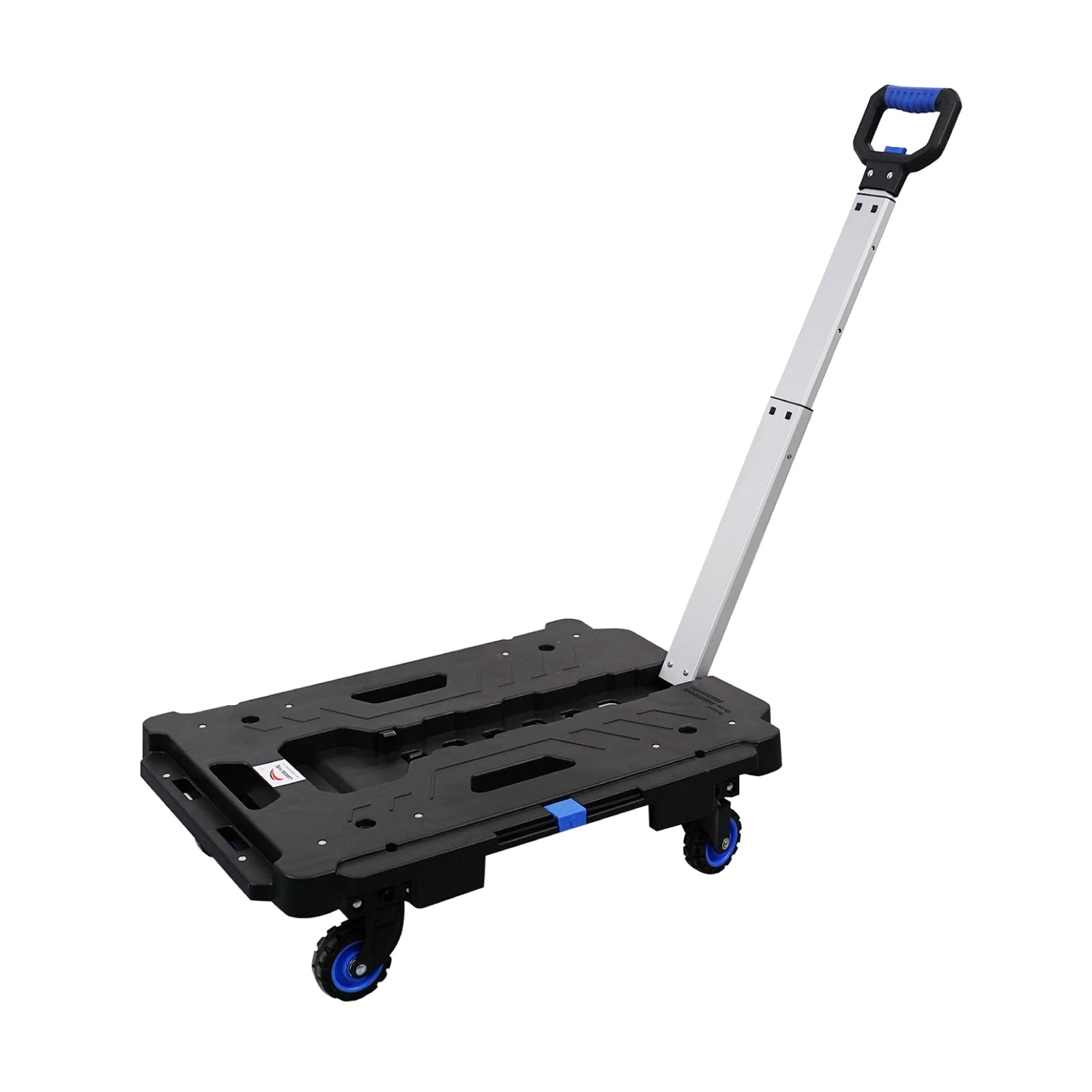 LEADALLWAY Folding Hand Truck Dolly Cart,Collapsible Luggage Cart,Multiple Carts Assembly Feasible 300LBS