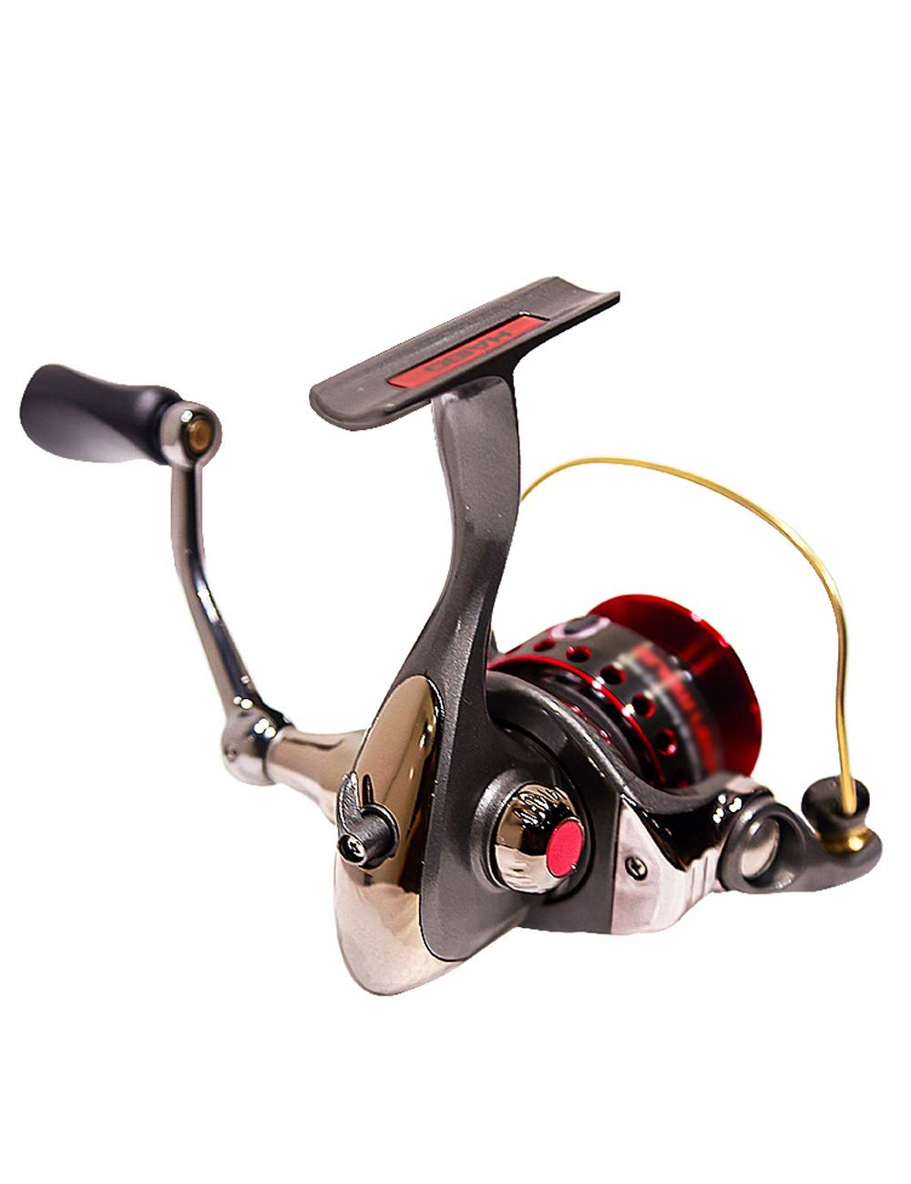 LLJPYX7L Fishing Reel, Rubber Handle, 3 Bearings, Sealing Resistance, rustproof, Super Smooth, Light Weight, high Power, Metal Rocker arm can be Replaced (Color : Two)