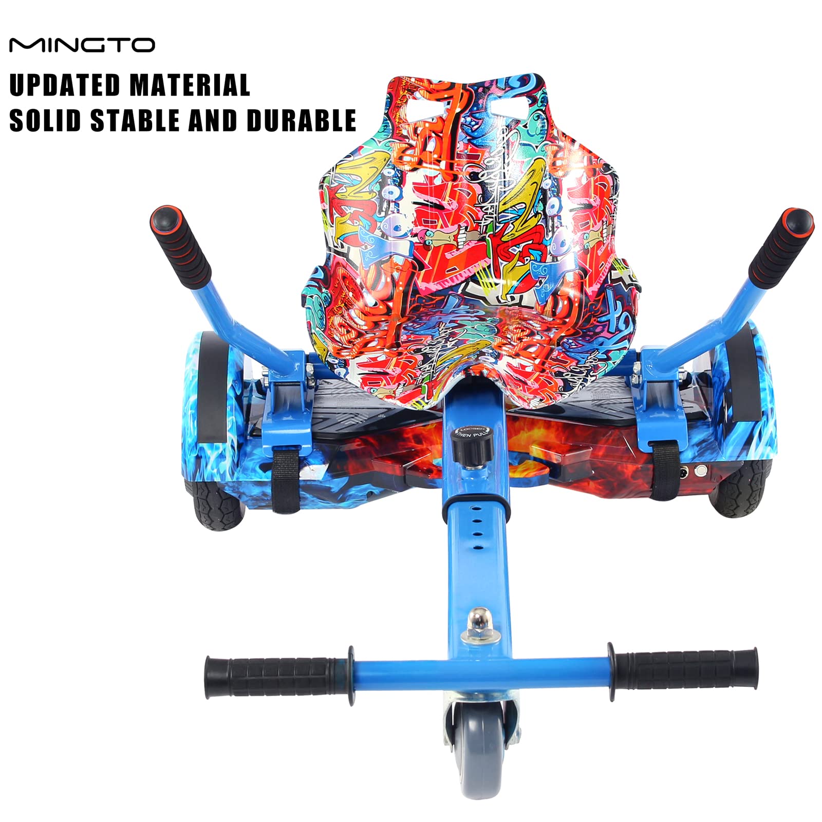 Mingto Go Kart,Hoverboard Accessories,Hoverboard Seat Attachment-Adjustable for All Ages.Fits All Hoverboards.(Hoverboard Not Included) (pink2)