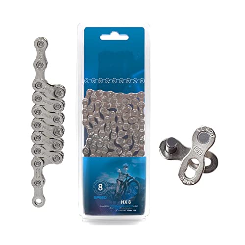Road Bike Chain 116 Links Bicycle Single Speed Chain for Bicycle Accessories Bike Parts