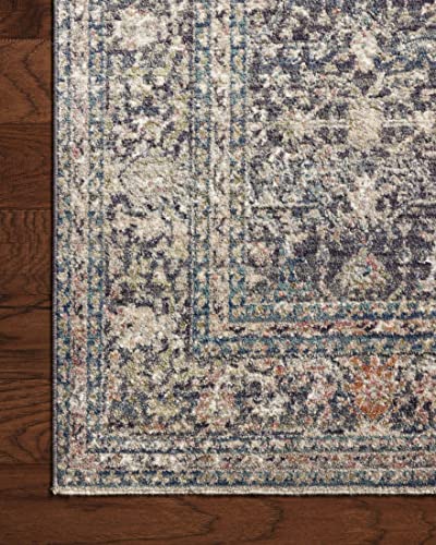LOLOI Jean Stoffer Bradbury Collection BRU-01 Midnight / Multi 9'-0'' x 12'-0'' Area Rug
