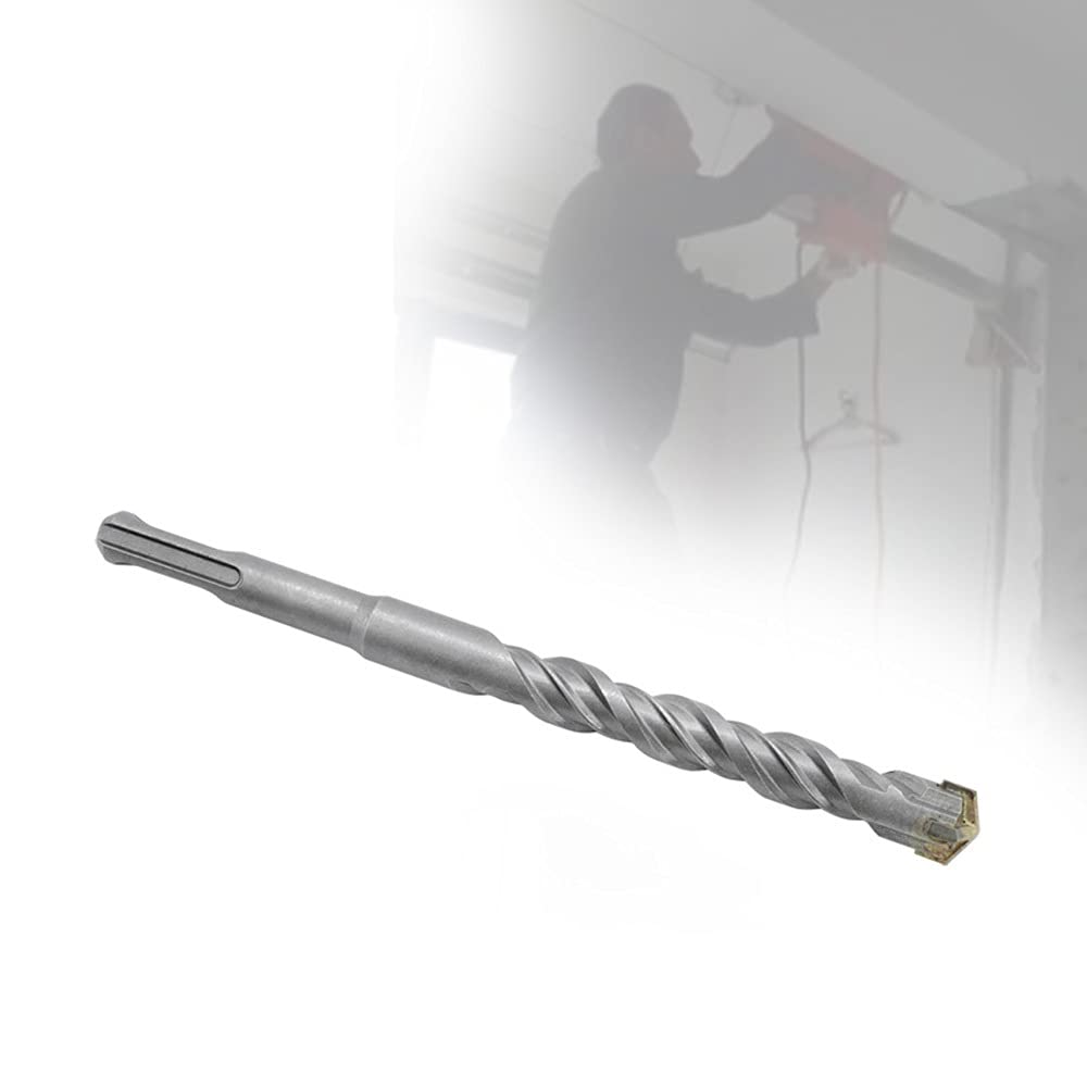 WDBBY 9pcs SDS Plus Drill Bit Set 160mm for Concrete Wall Brick Block Masonry Hole Saw Electric Hammer Drilling Bits 5 6 8 10 12 14 mm