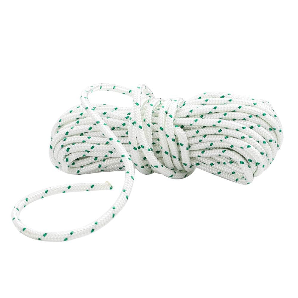 Kuupo Recoil Pull Cord Starter Rope 10-Meter (Diameter: 5.0mm) Pull Cord for Sthil Sears Craftsman Poulan Lawn Mower Chainsaw Trimmer Brush Cutter Replacment Parts