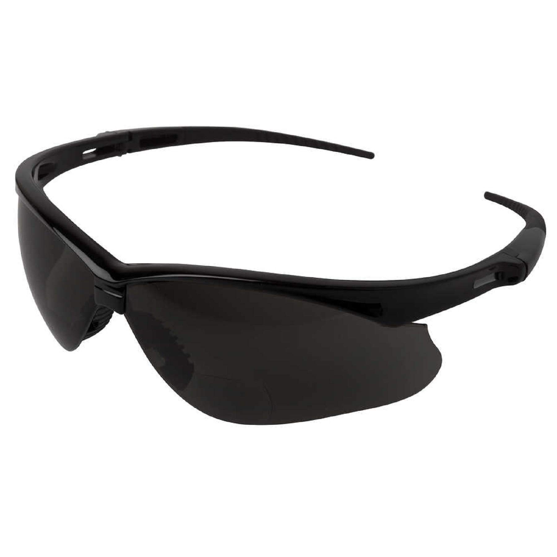 Kleenguard V60 Nemesis RX Safety Eyewear 22518, Smoke +2.0 Lens Bifocal (3 Pair)