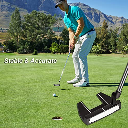 MAZEL Tour GS Men's Golf Putter,Right Handed (Black Upgraded)