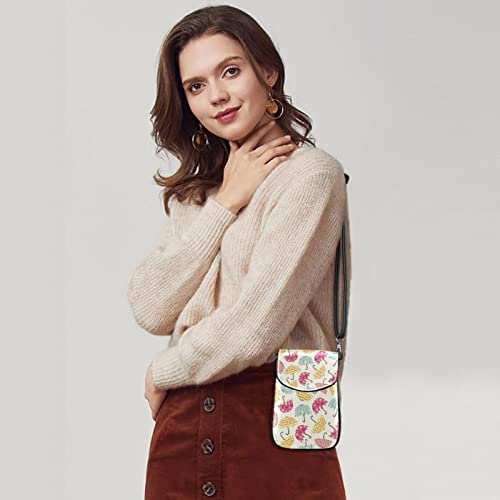 Small Crossbody Bag Cute Umbrella Cell Phone Purse Wallet