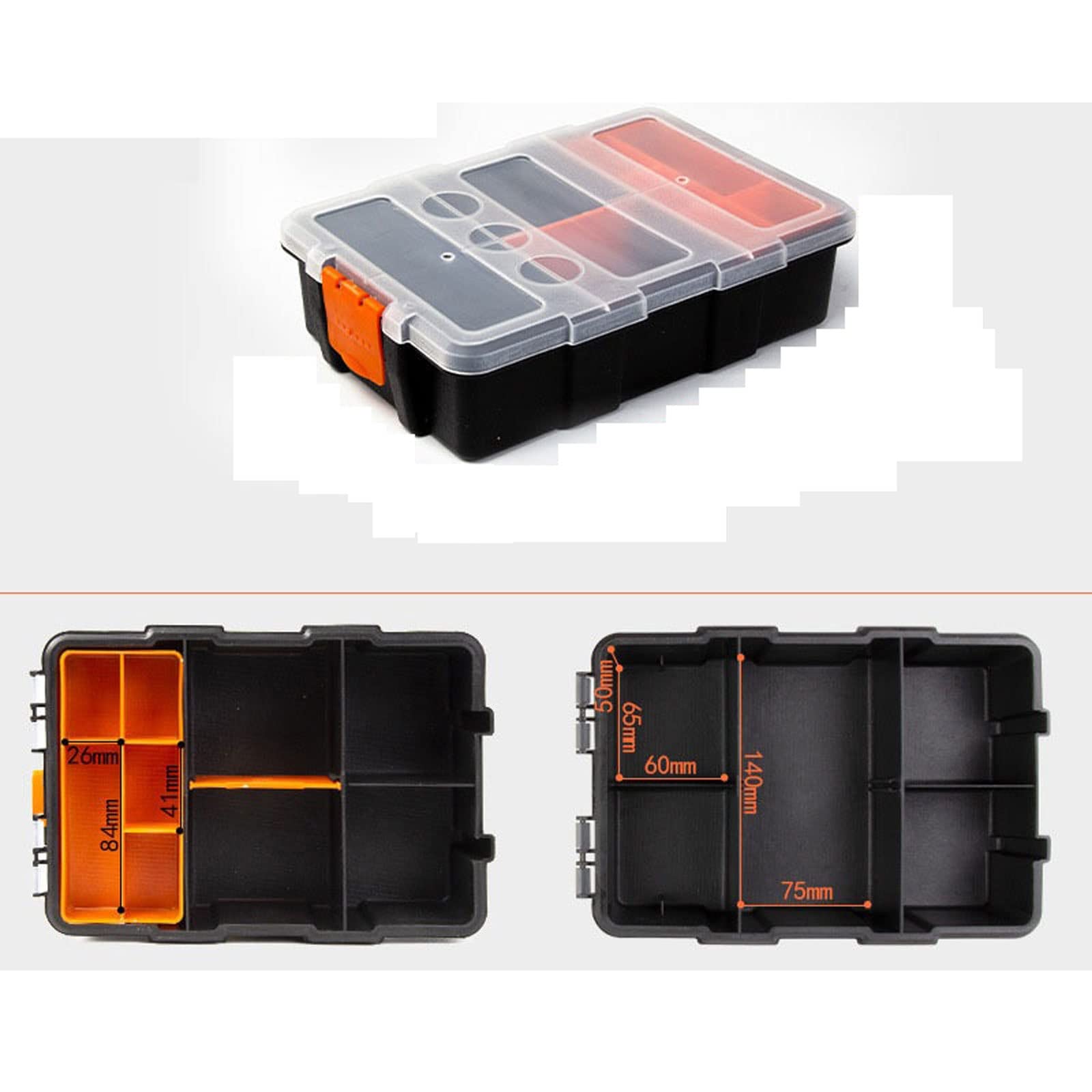 RORUN Portable Tool Box Large Capacity Fishing Tackle Box Fishing Accessories Tool Storage Box Fish Hook Lure Bait Box Fishing Supplies