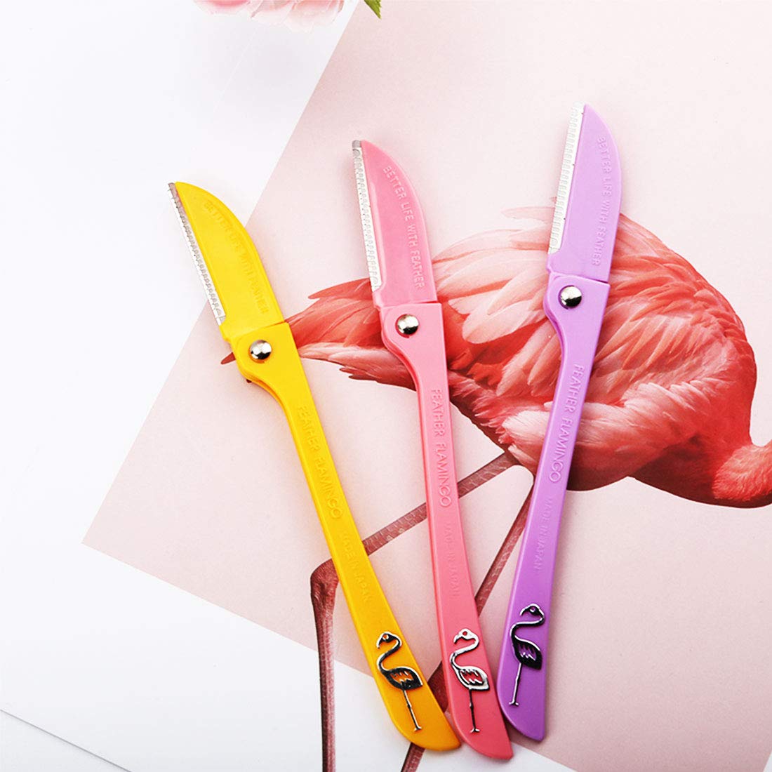 Limo Eyebrow Razor, Facial Hair Trimmer, Eyebrow Shaver Razor, Face Razor and Eyebrow Sharper for Women and Men 3 PCS