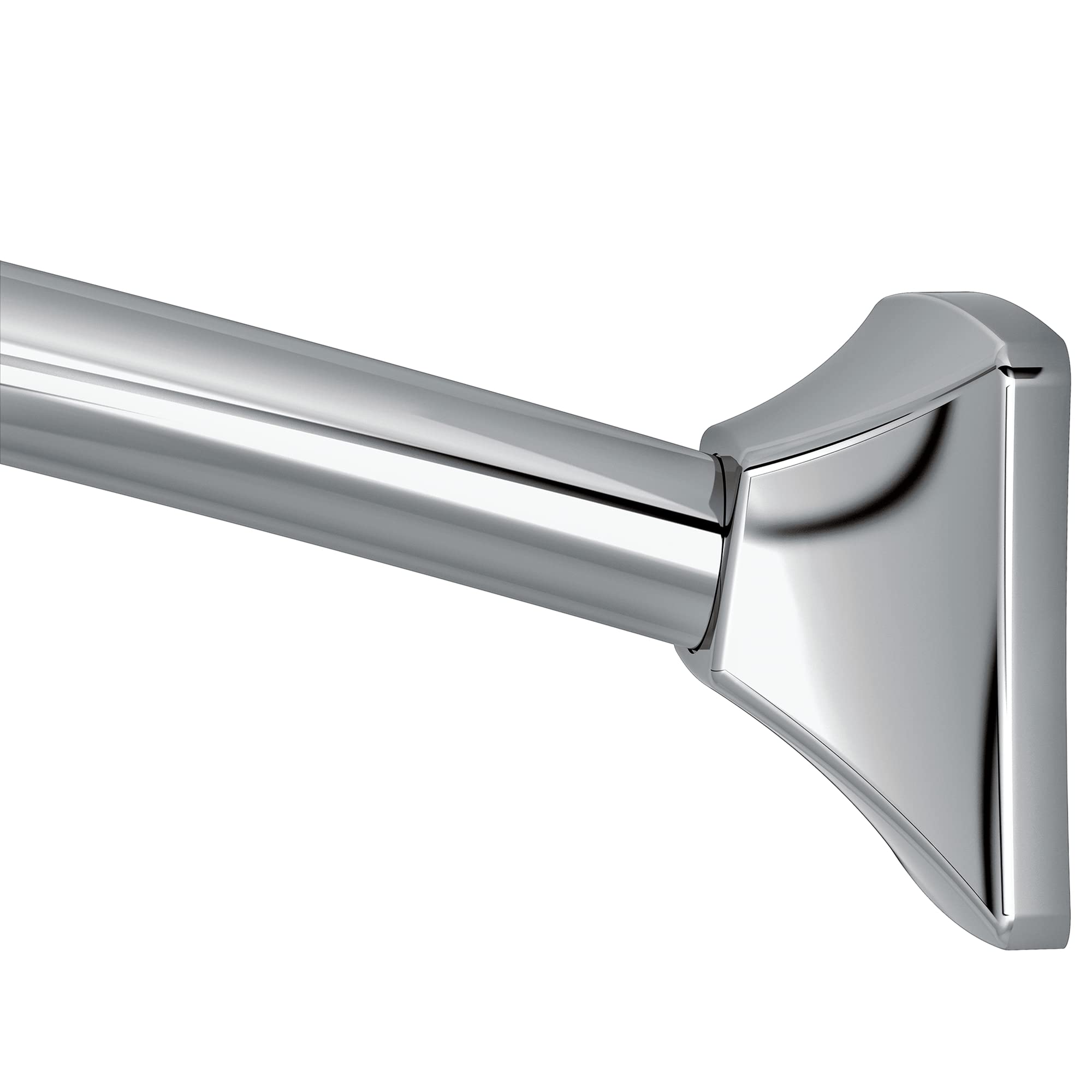 Moen CSR2164CH 72-Inch Permanent Mount Adjustable Curved Shower Rod, Chrome