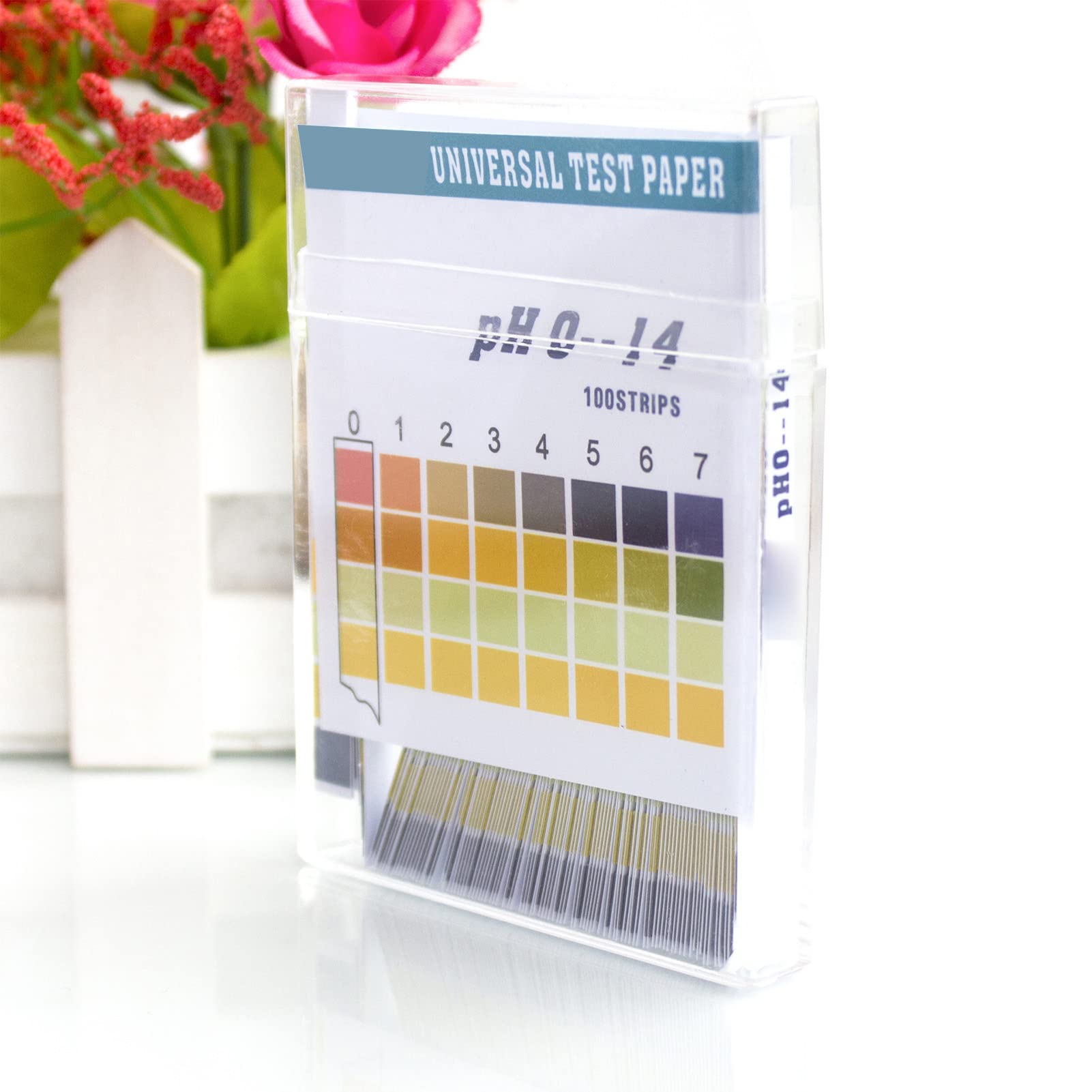PH Test Strips, PH Paper 0β14 Scientific Range Precise for Soil Laboratory