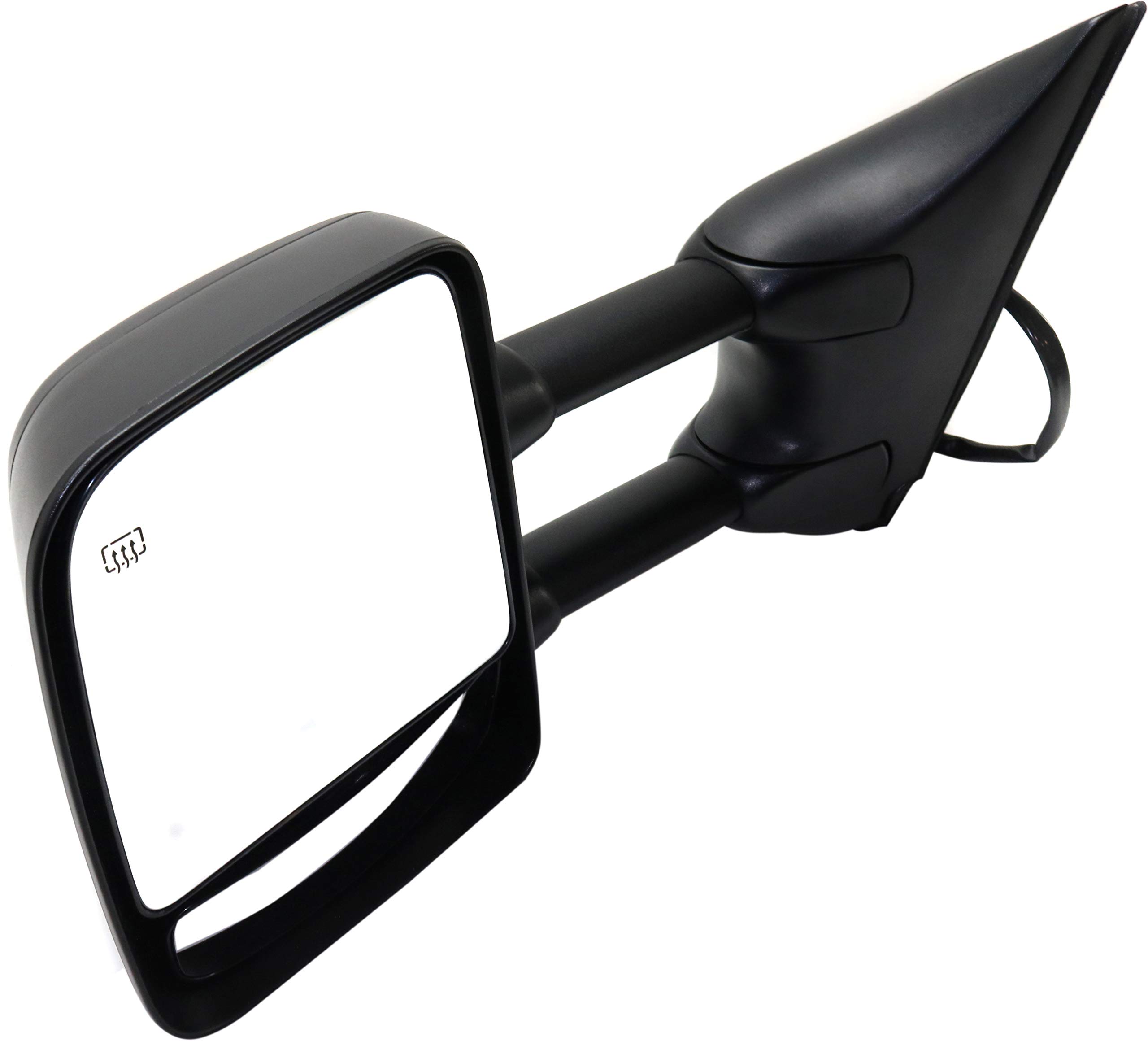 Kool Vue Mirror Passenger Side Compatible with 2008-2015 Nissan Titan Power Glass, Heated - NI1321203