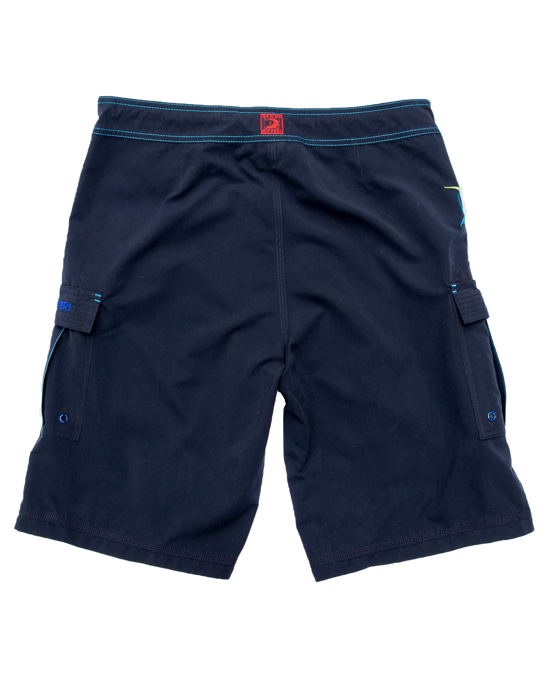 Maui Rippers Men's 22" Mahi Fisherman Short, Black (36)