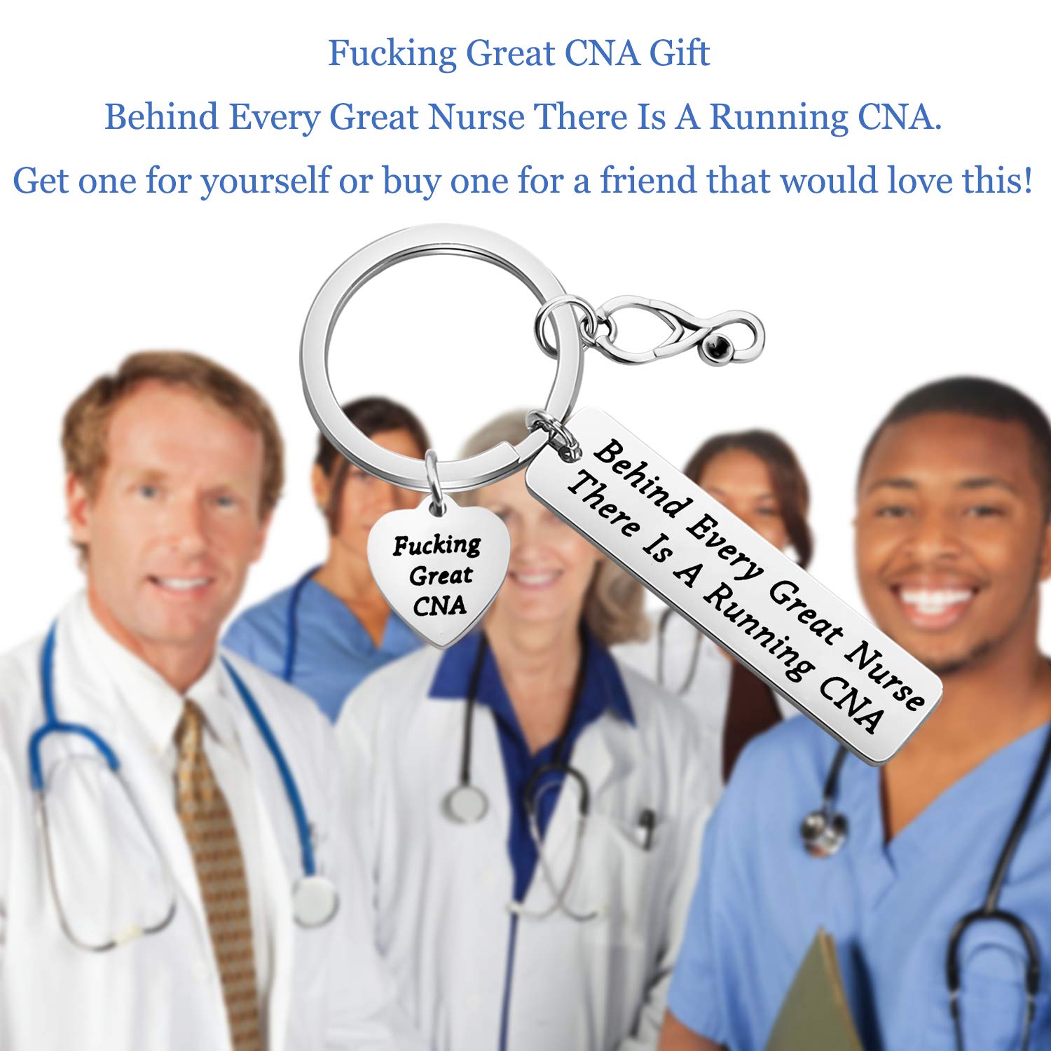 Lywjyb Birdgot Certified Nurse Assistant Gift CNA Gift Nursing School Student Gift Nurse Gift CNA Graduation Gift Fucking Great CNA Gift Nurse Appreciation Gift (Fucking Great CNA ky)