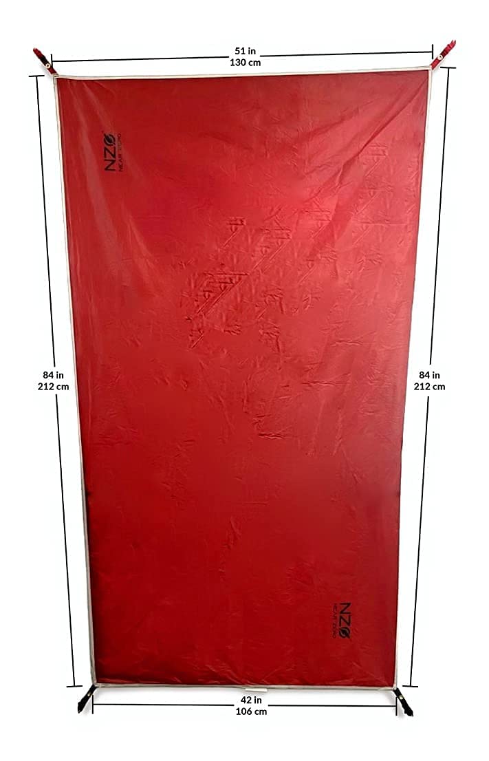 Near-Zero 2 Person Ultra-Lightweight Tent, 2P Footprint Ground Tarp, Ultralight Sleeping Pad, Ultra lightweight camping pillow