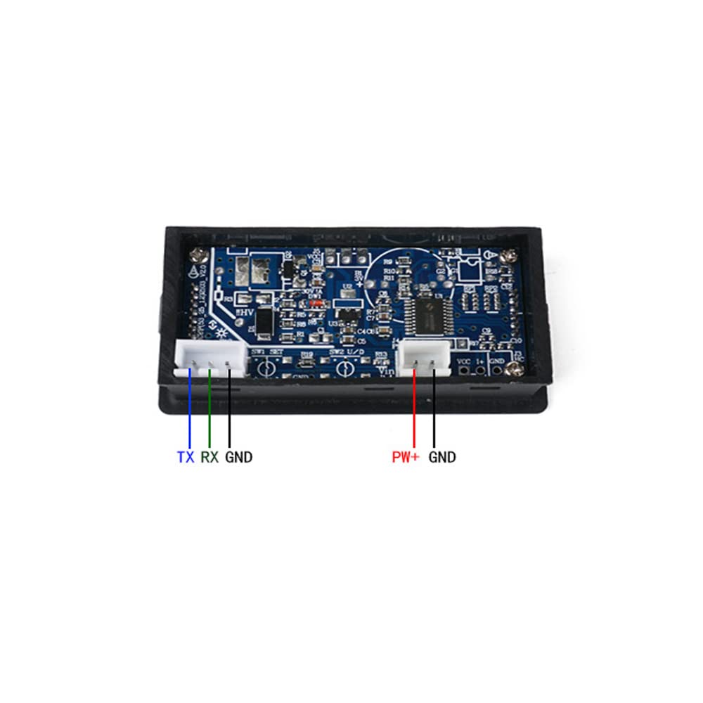 Taidacent BMS LCD Monitor Isolated RS485 Battery Meter RS485 Modbus Energy Meter Lithium Battery Voltage Current Coulomb Display
