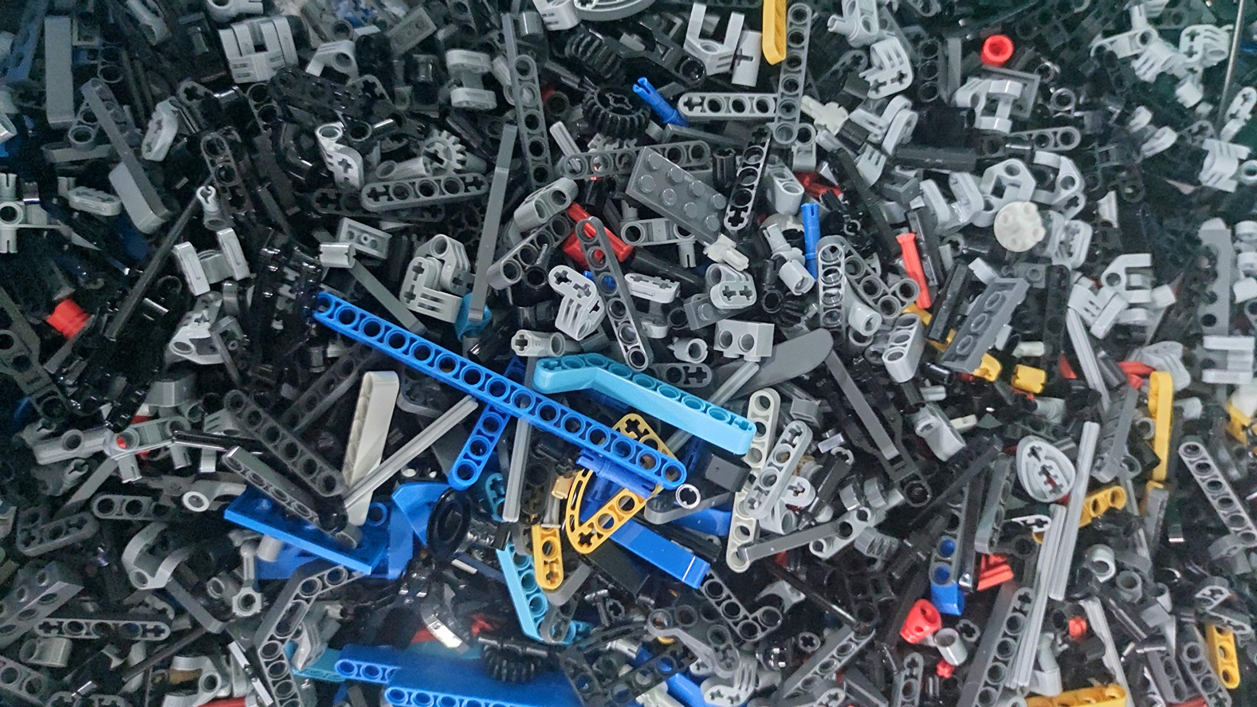 LOONGON 2 POUNDS Technical Parts Random Lot of Pieces-Compatible with major brands Technic Pieces Compatible with Lego Technic Parts Random Technical Parts