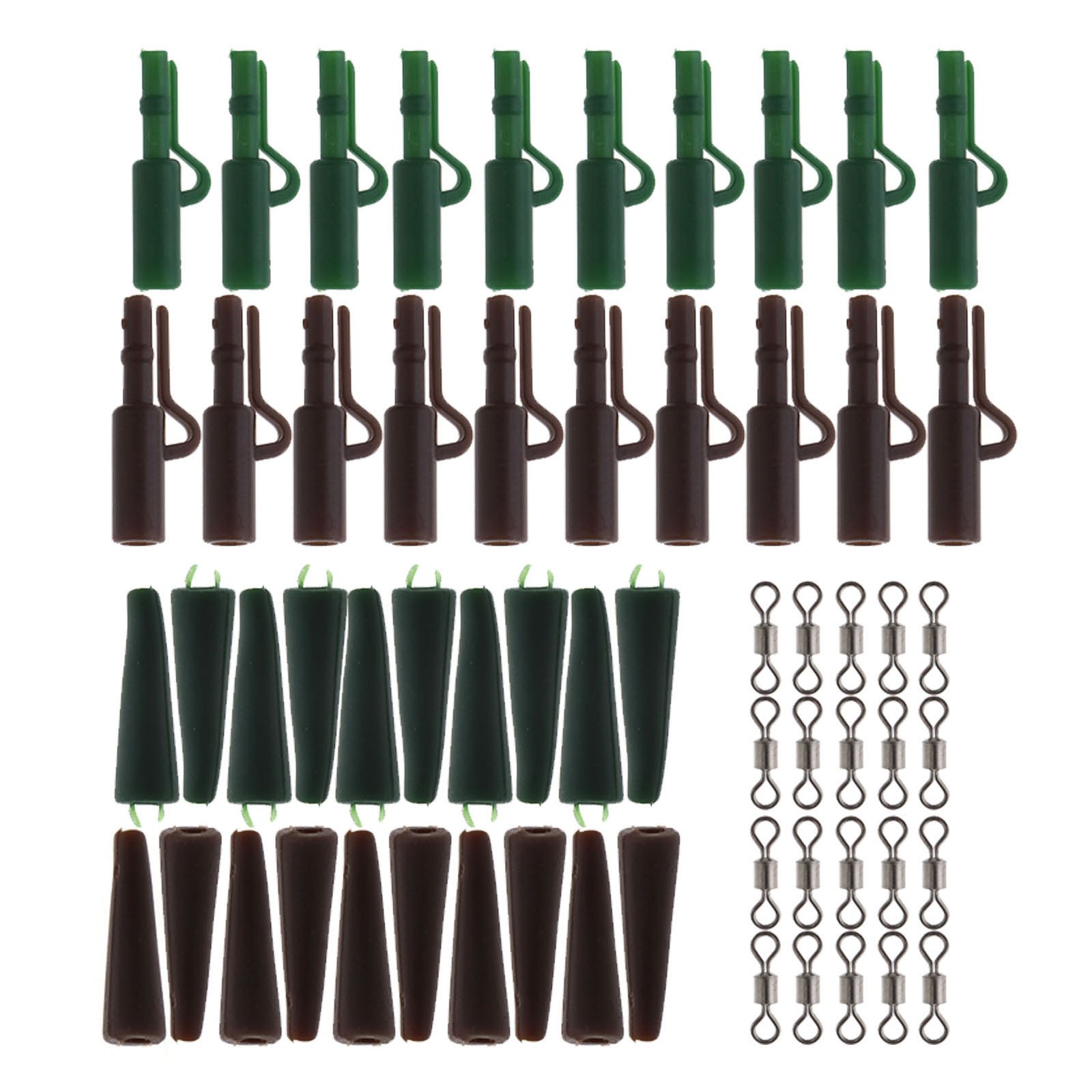 Micro Traders Carp Fishing Tackle Box Lead Clips Beads Hooks