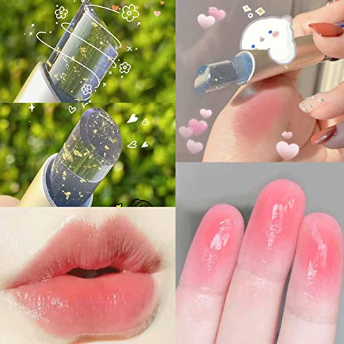 LuckNest 4Pcs Thrive Lip Tint Hydrating, Strong Moisturizing Effect Tinted Lipstick Lip Balm Hydrating, Natural Ingredients Sheer Moisture Lip Tint, Non-Sticky and Long-Lasting Lip Care (B)