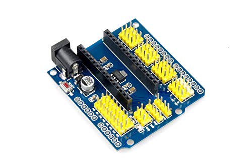LIVISN Nano IO Expansion Sensor Shield Module for UNO R3 Nano V3.0 Nano Pro Compatible UNO R1 Duemilanove 2009
