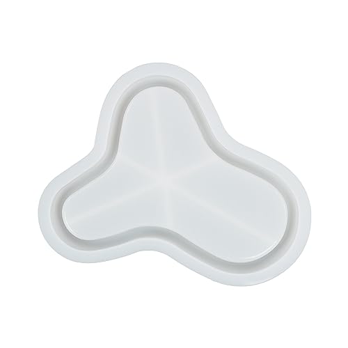 Yalulu DIY Tray Silicone Resin Mold, Irregular Jewelry Plate Dish Casting Mold, Large Resin Molds for DIY Jewelry Holder&Decorative Tray