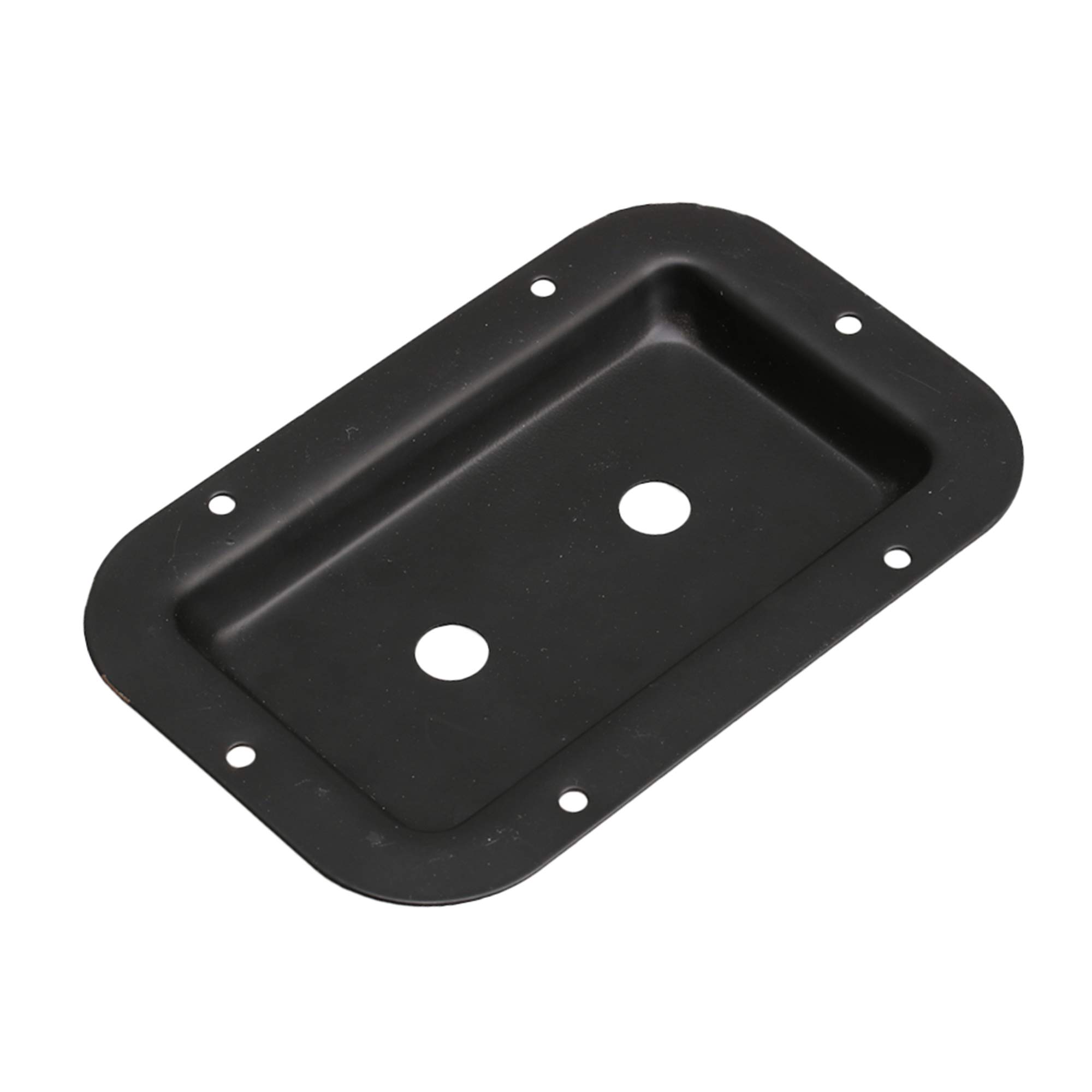 logyues 1/4" Steel Headphone Jack Plate Socket Clip for Speaker Cabinets Black