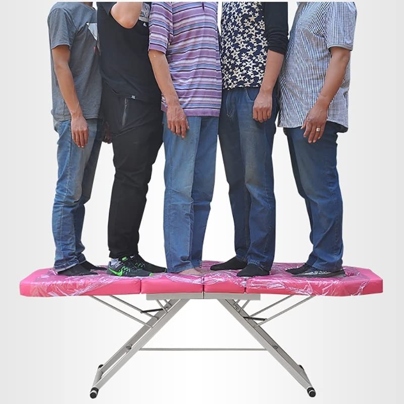 ZLXDP Folding Massage Table Massage Couch Folding-Bed Table Bed Spa Tattoo Couch Beauty Salon 4 Section Massage Table (Color : E, Size : 182 x 60c x 61cm)