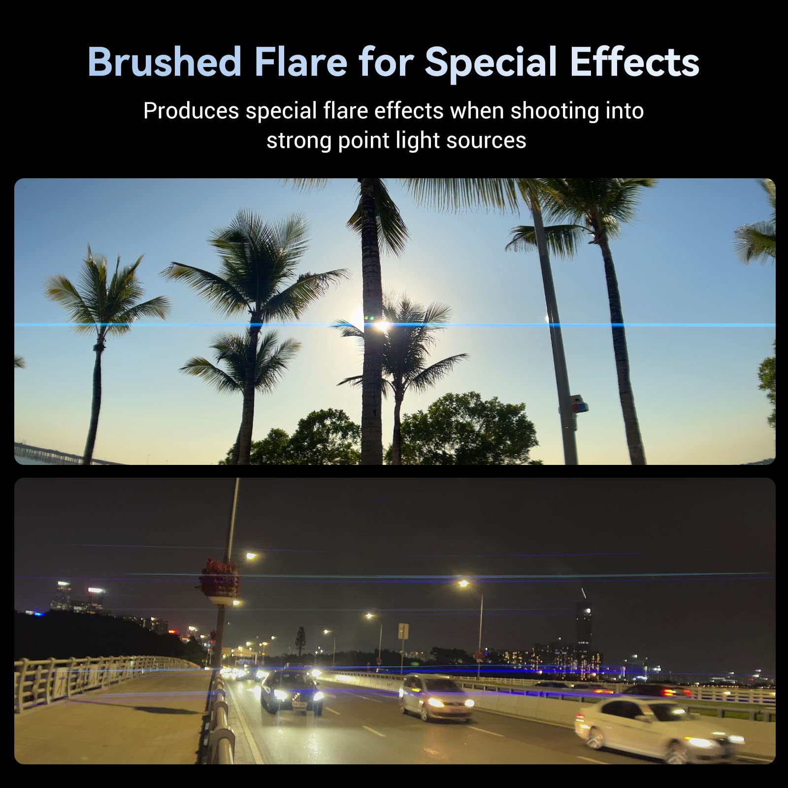 SmallRig 1.55XT Anamorphic Lens For Cinematic Filmmaking, 2.76:1 Widescreen Ratio Imaging and Blue Flares Lens for iPhone 14 13 12 and Android Phone by FilMic Pro App (3578)