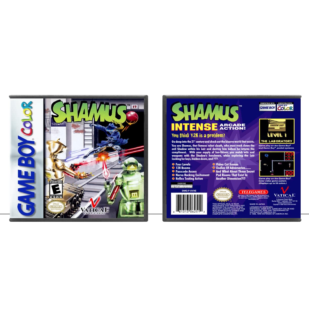 Shamus | (GBC) Game Boy Color - Game Case Only - No Game