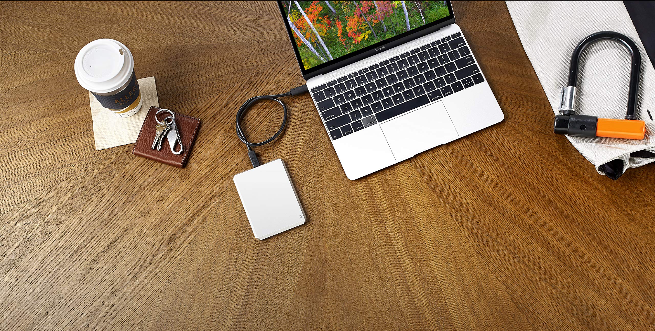 LaCie Mobile Drive 2TB External Hard Drive HDD – Moon Silver USB-C USB 3.0, 3.1 for Mac and PC Computer Desktop Workstation Laptop (STHG2000400)