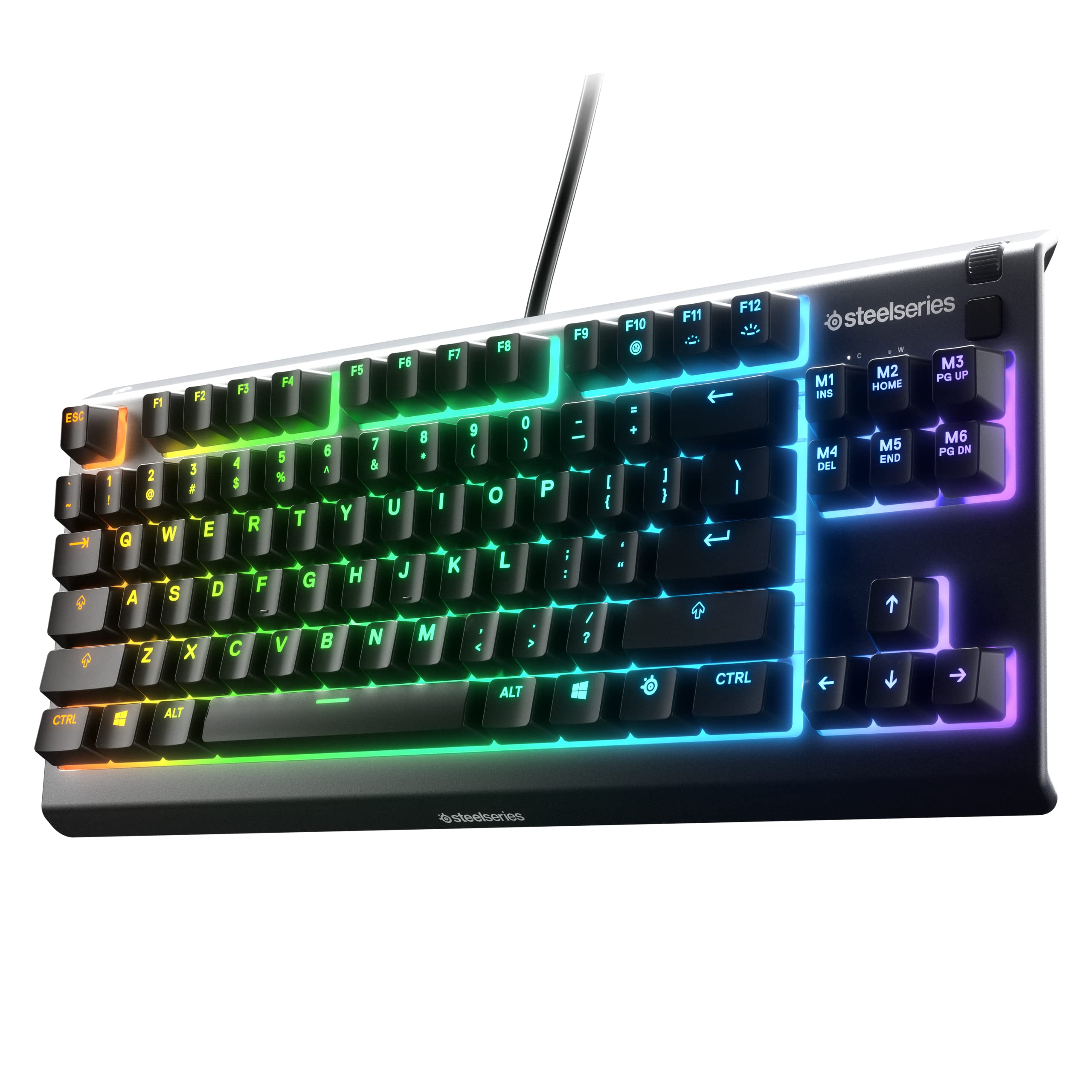 SteelSeries Aerox 3 Wireless - Super Light Gaming Mouse – Onyx & Apex 3 TKL RGB Gaming Keyboard – Tenkeyless Compact Form Factor - 8-Zone RGB Illumination – IP32 Water & Dust Resistant