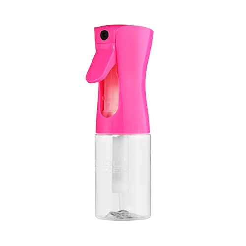 TANGLE TEEZER Fine Mist Spray Bottle, Continuous Mist for Detangling and Hairstyling, Travel Size 5.4 oz, Pink