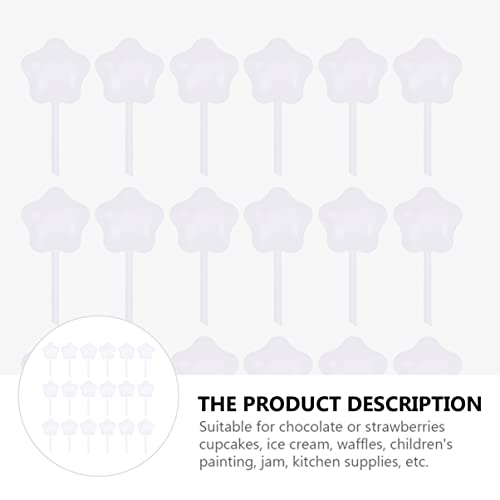 UPKOCH 50pcs Shape Waffles Dessert Droppers Cakes Heart and Syringe Star Cream Pipette Strawberries Infuser Cuake Transfer Jam Ml Straw Pasteur Cuakes Squeeze Ice Transparent