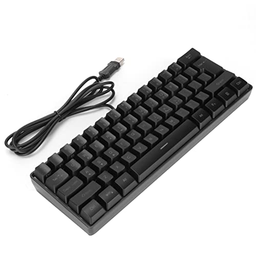 Shanrya Gaming Keyboard, USB Keyboard with 5 Levels for Office