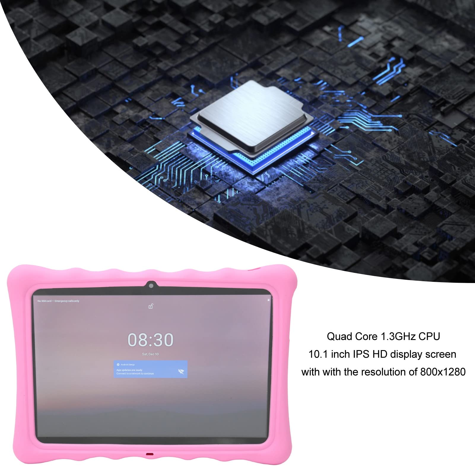 MAVIS LAVEN HD Tablet, Pre Installed App Parental Control 2GB RAM 32GB ROM Reading Tablet 10.1 Inch for Family (US Plug)