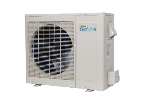 Senville SENA-36HF/Q Quad Zone Mini Split Air Conditioner Heat Pump, 36000 BTU, Works with Alexa, White