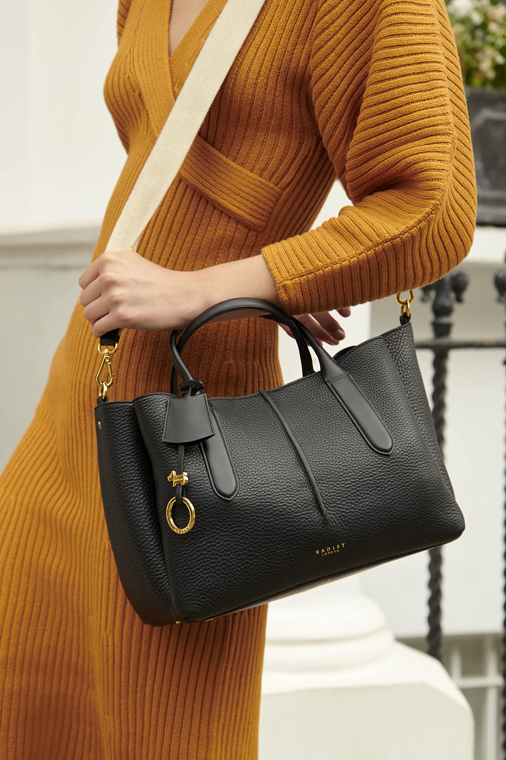 RADLEY London Hillgate Place Medium Satchel Bag for Women - Leather Crossbody Bag, Ideal Medium Purse
