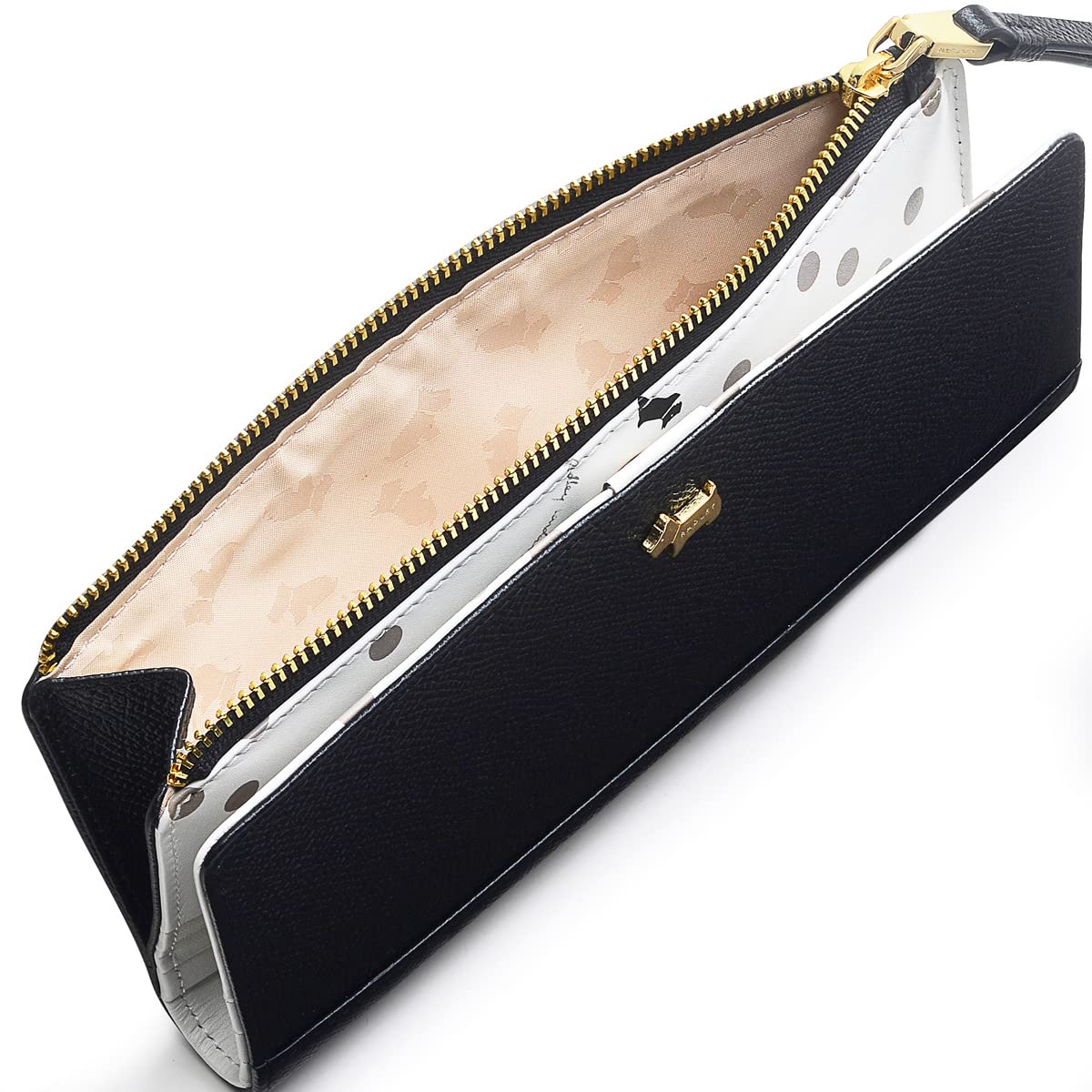 Radley London Hampstead Large Leather Bifold Matinee Purse, Black, L