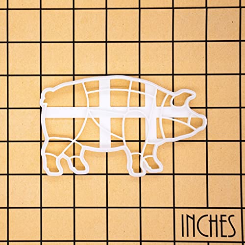 Pig Butcher Cut cookie cutter, 1 piece - Bakerlogy