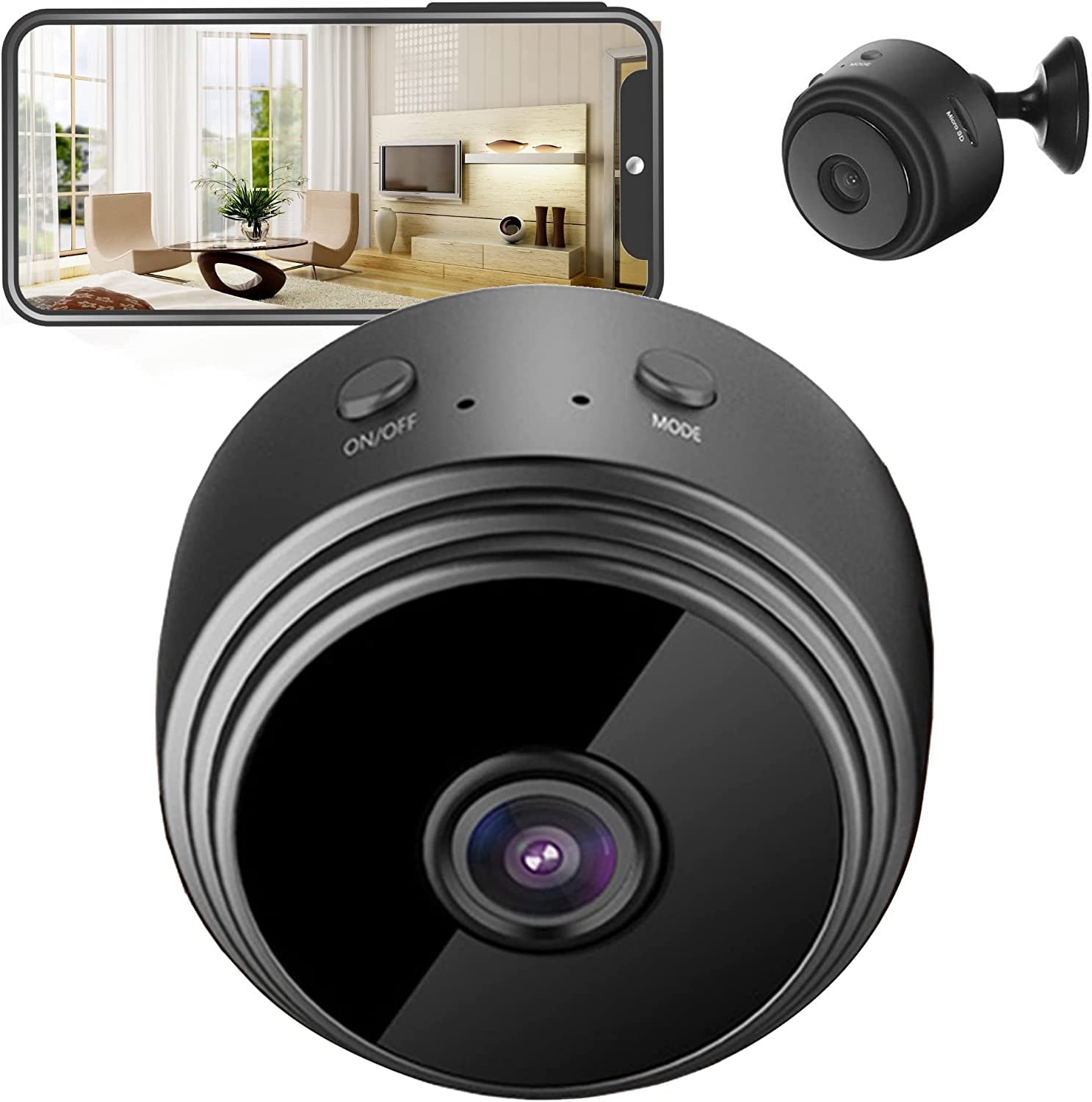 Shaopao Indoor Camera Security Wireless WiFi Cmaera HD1080P Portable Surveillance Outdoor Camera Security Application Remote View, Motion Detection