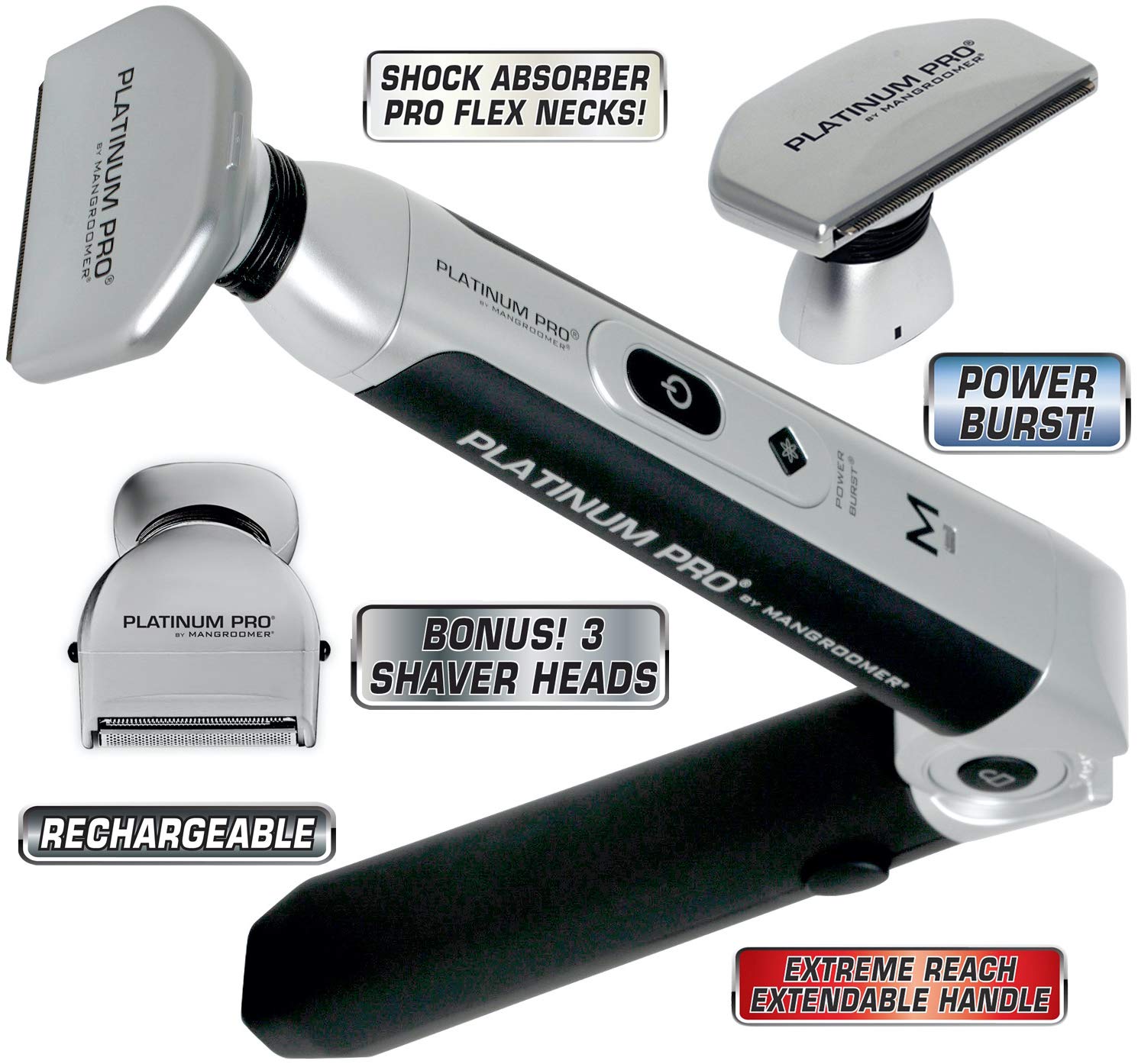 MANGROOMER - PLATINUM PRO New Advanced Replacement Double-Sided Foil/Trimmer Blade!
